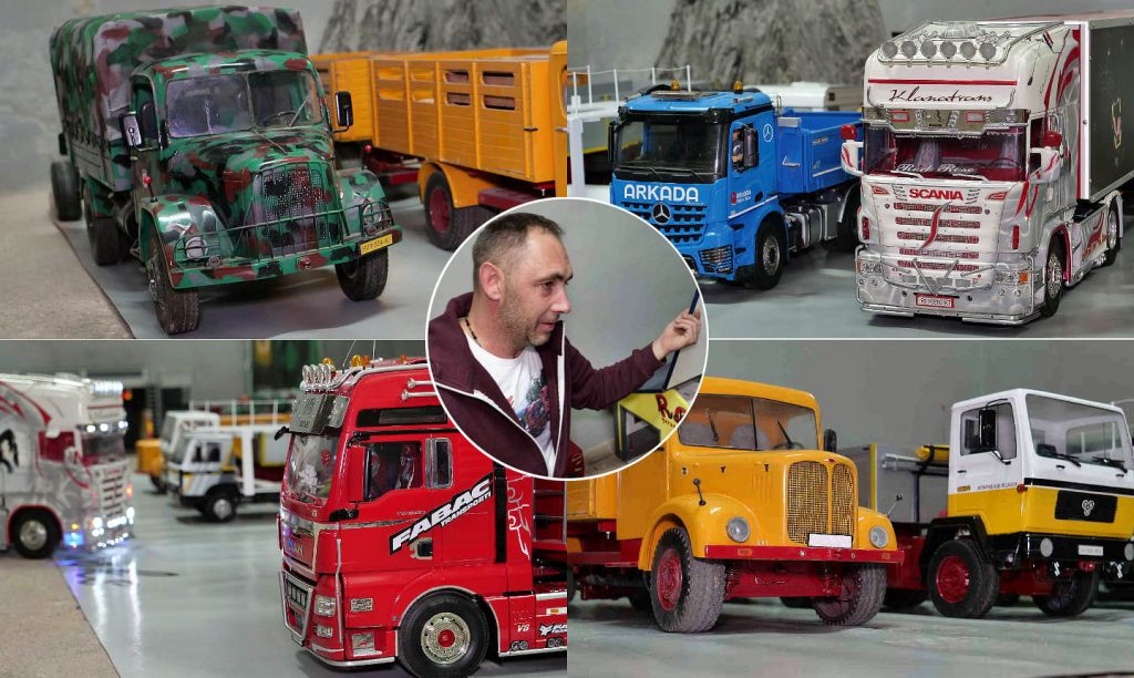 Mario Mržljak majstor je maketarstva: Njegovi rukom rađeni kamioni ...