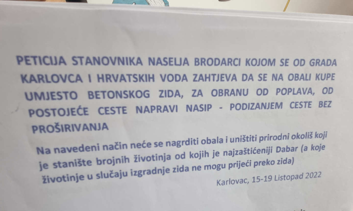 Brodarci pišu peticiju: Umjesto skupog i visokog zida koji će biti šaka ...