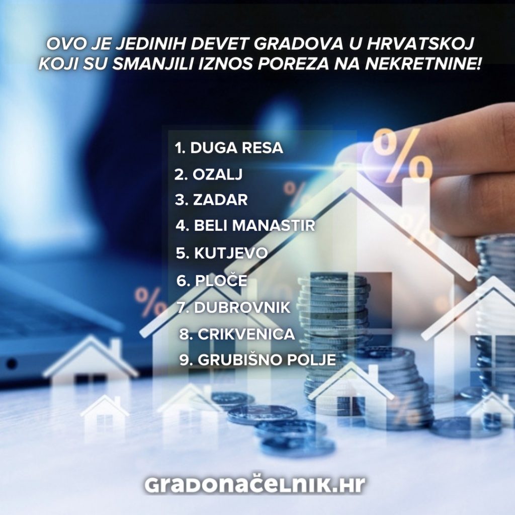Duga Resa i Ozalj među 9 hrvatskih gradova koji su smanjili porez na ...